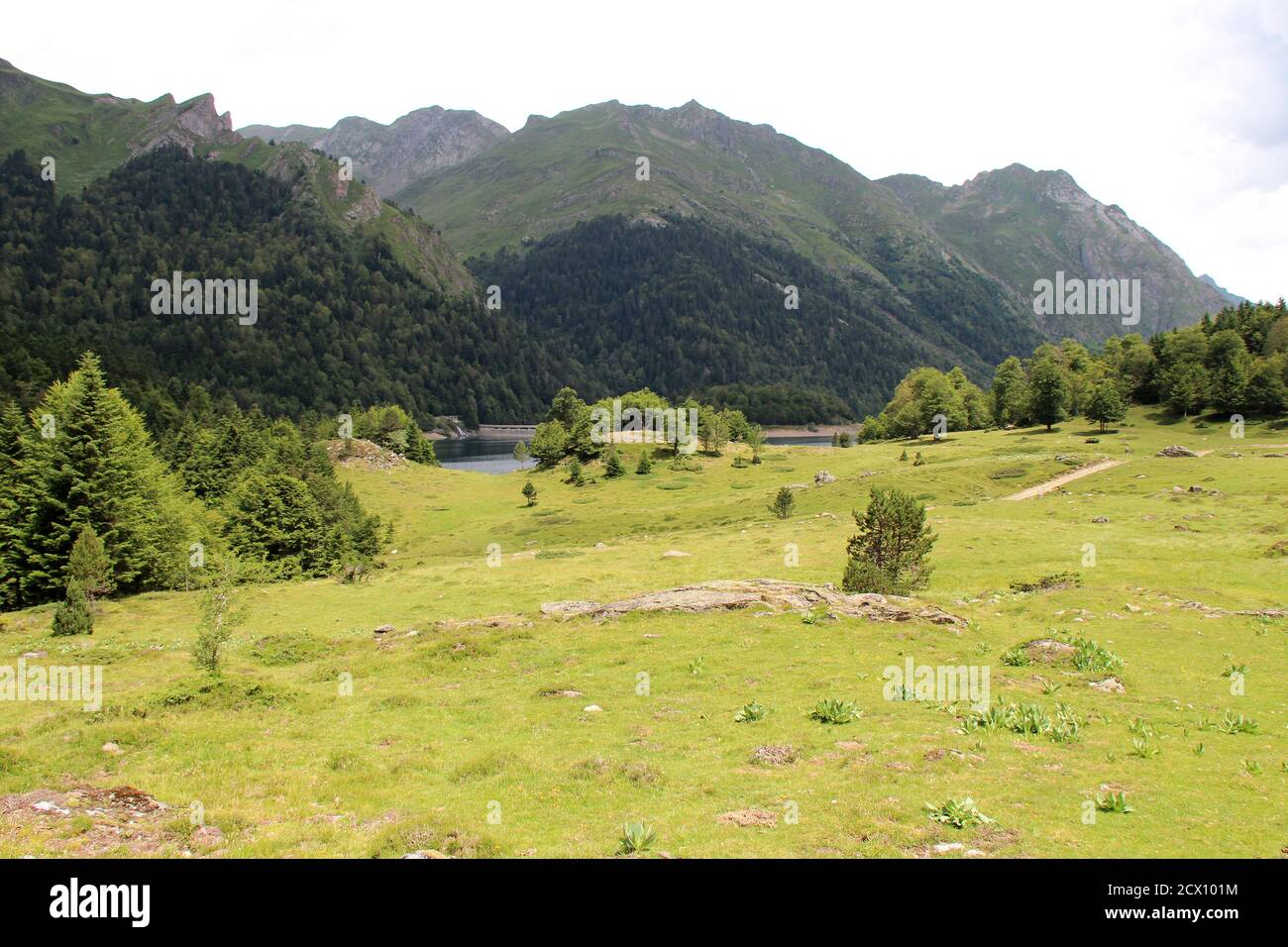 landscape in the french pyrenees (france Stock Photo - Alamy