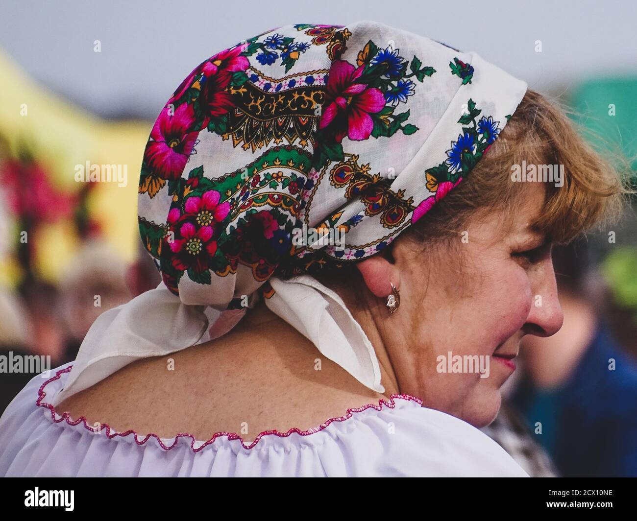 People celebrating Transdniestrian festival of vine Stock Photo - Alamy