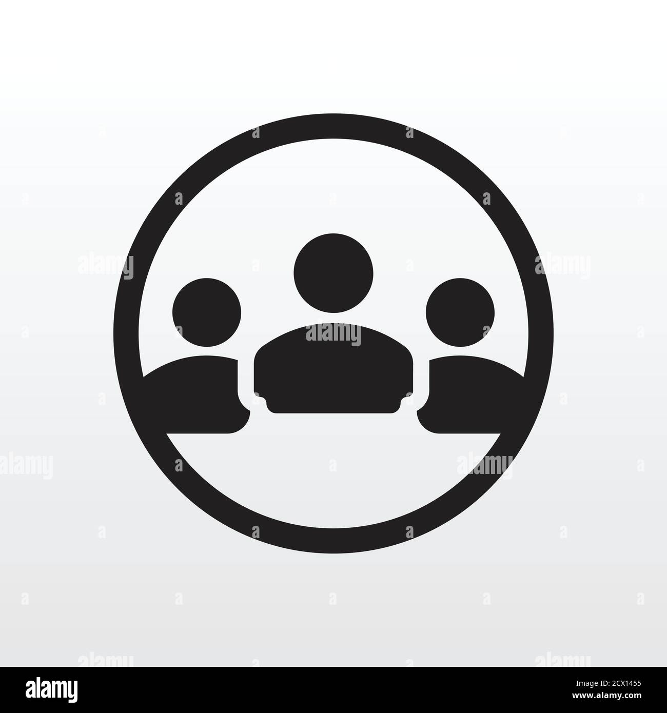 Group of people icon. Corporate team business community member icon ...