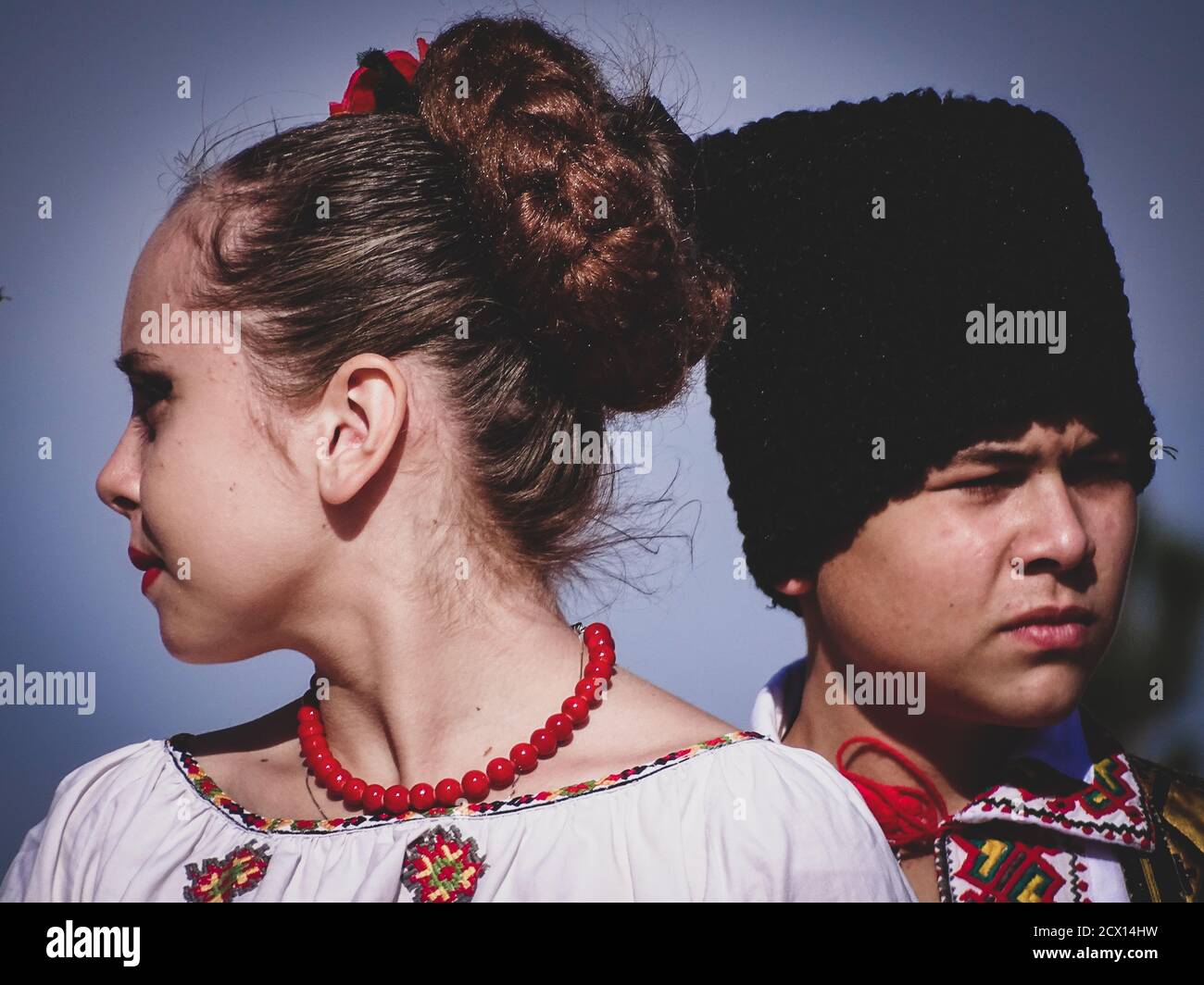 People celebrating Transdniestrian festival of vine Stock Photo - Alamy