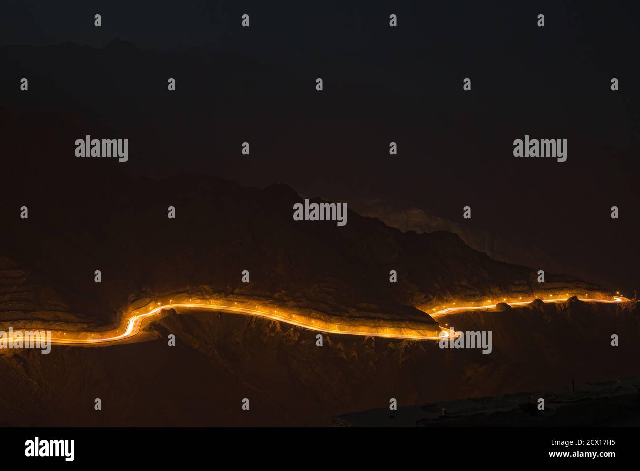 Taif road night view hi-res stock photography and images - Alamy