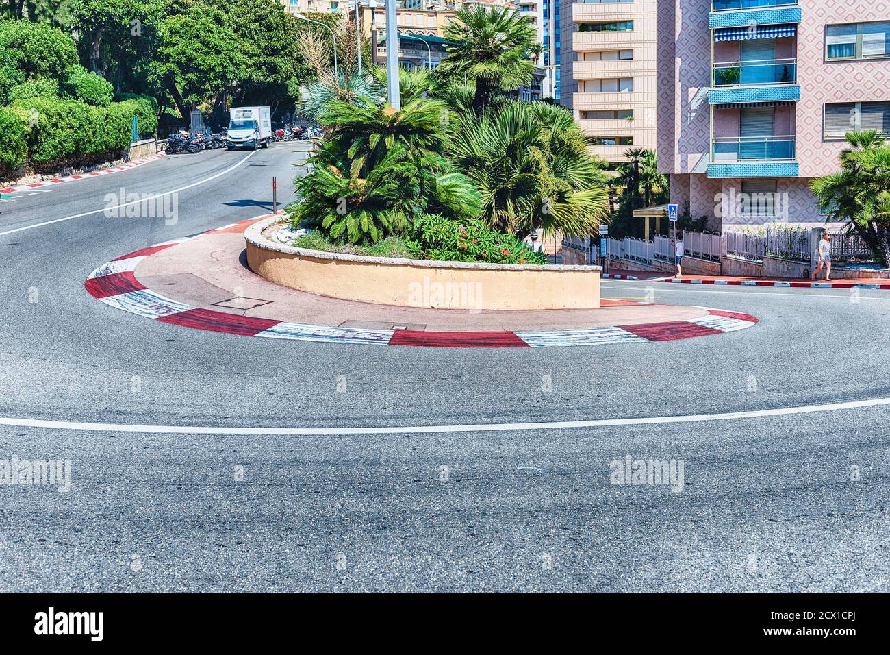 MONTE CARLO, MONACO - AUGUST 13: The Fairmont Hairpin or Loews Curve ...