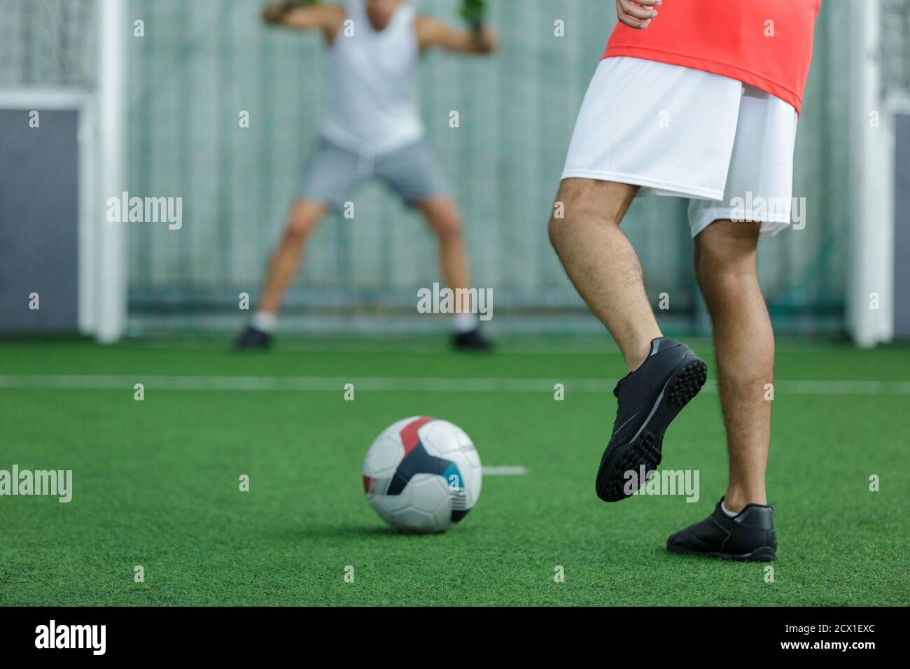 portrait of football futsal training Stock Photo - Alamy