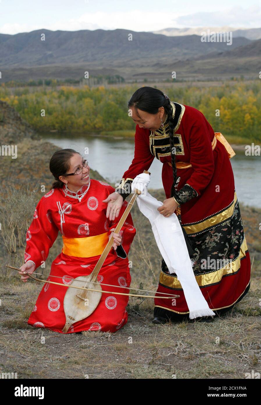 Tuvans people hi-res stock photography and images - Alamy