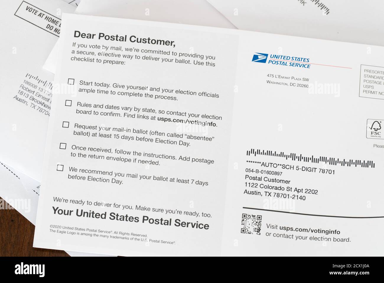 Usps mail hi-res stock photography and images - Alamy