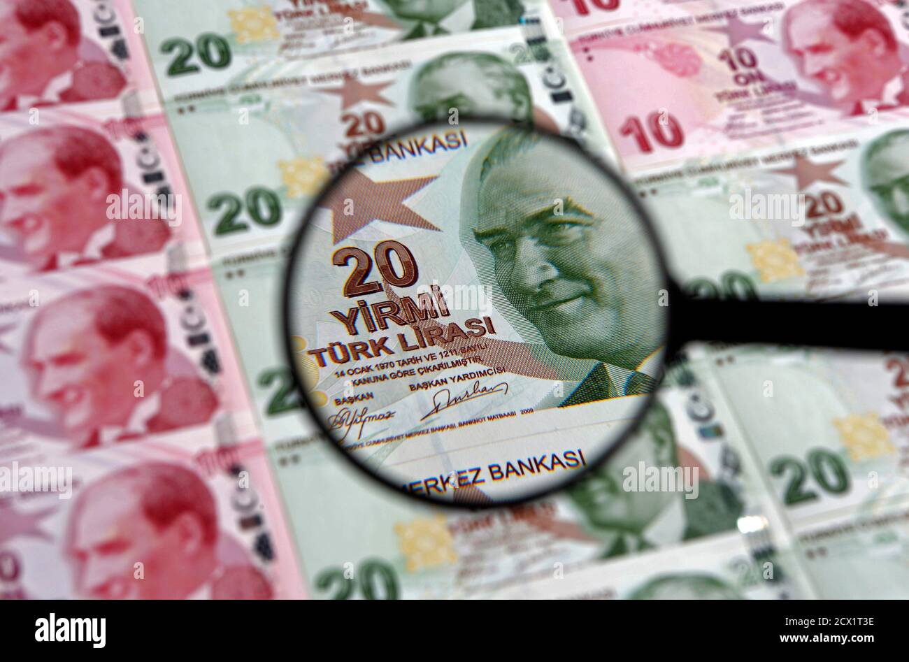 20 Lira Banknote Turkish Banknote High Resolution Stock Photography and ...