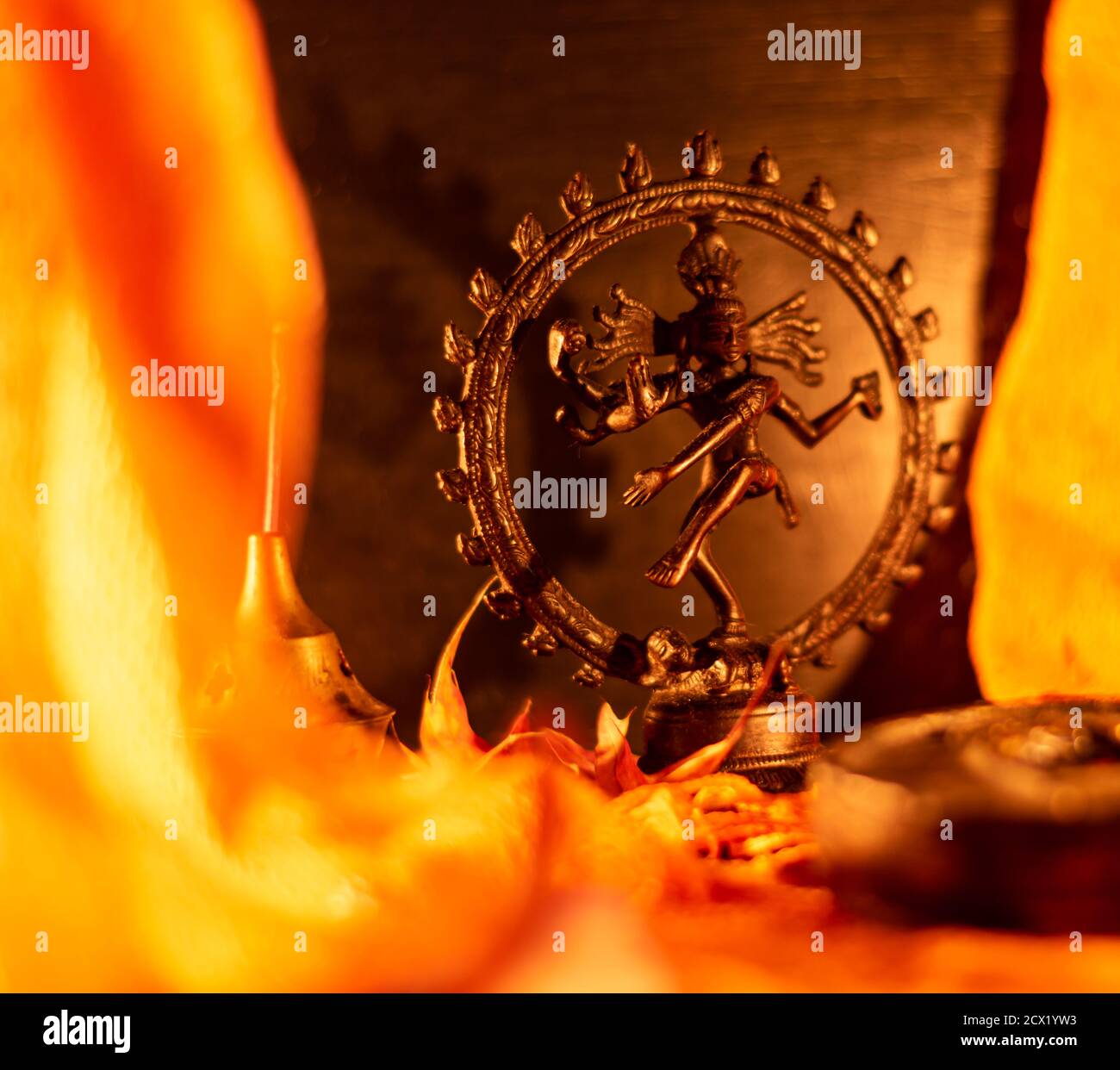 Shiva symbol hi-res stock photography and images - Alamy
