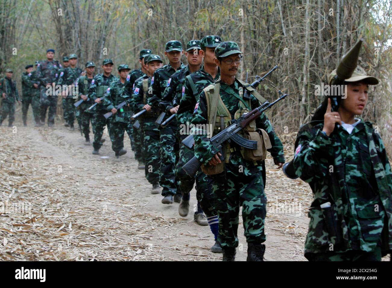 Myanmar military knu army hi-res stock photography and images - Alamy