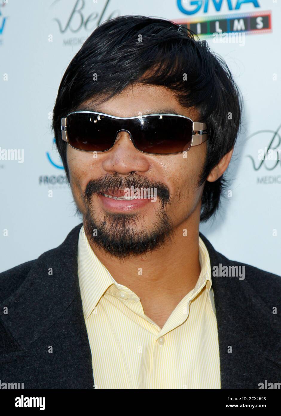 Filipino boxer manny pacquiao poses hi-res stock photography and images ...