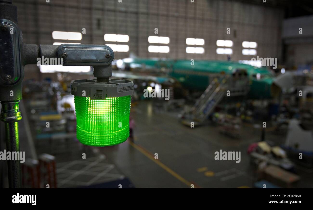 Boeing 737 assembly line hi-res stock photography and images - Alamy