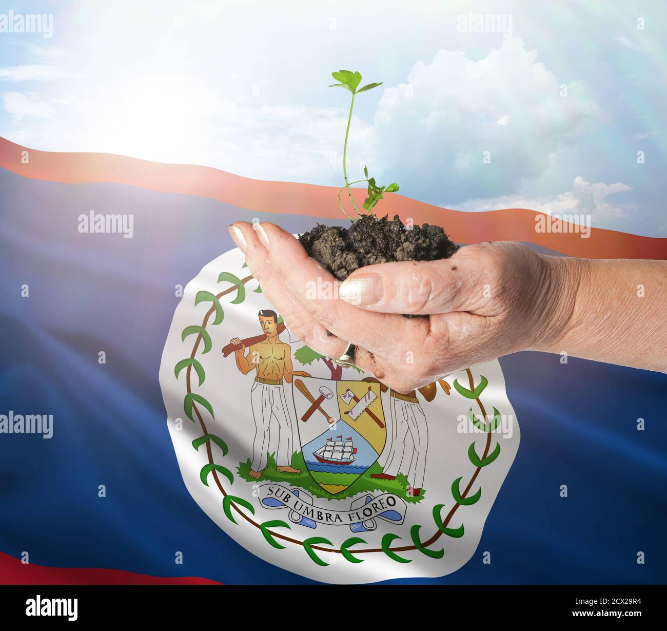 Belize growth and new beginning. Green renewable energy and ecology ...