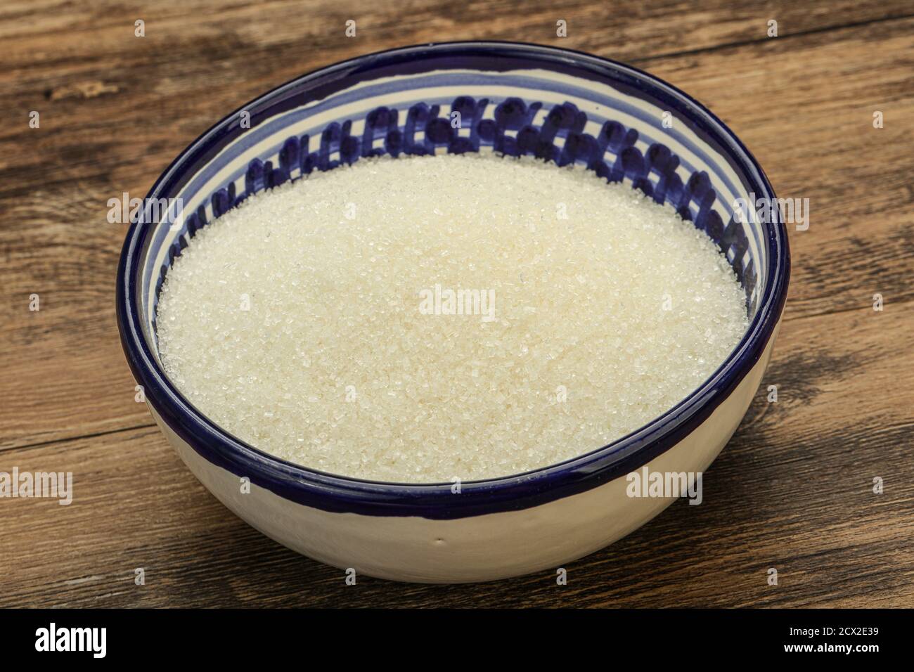 White sweet sugar in the bowl Stock Photo - Alamy