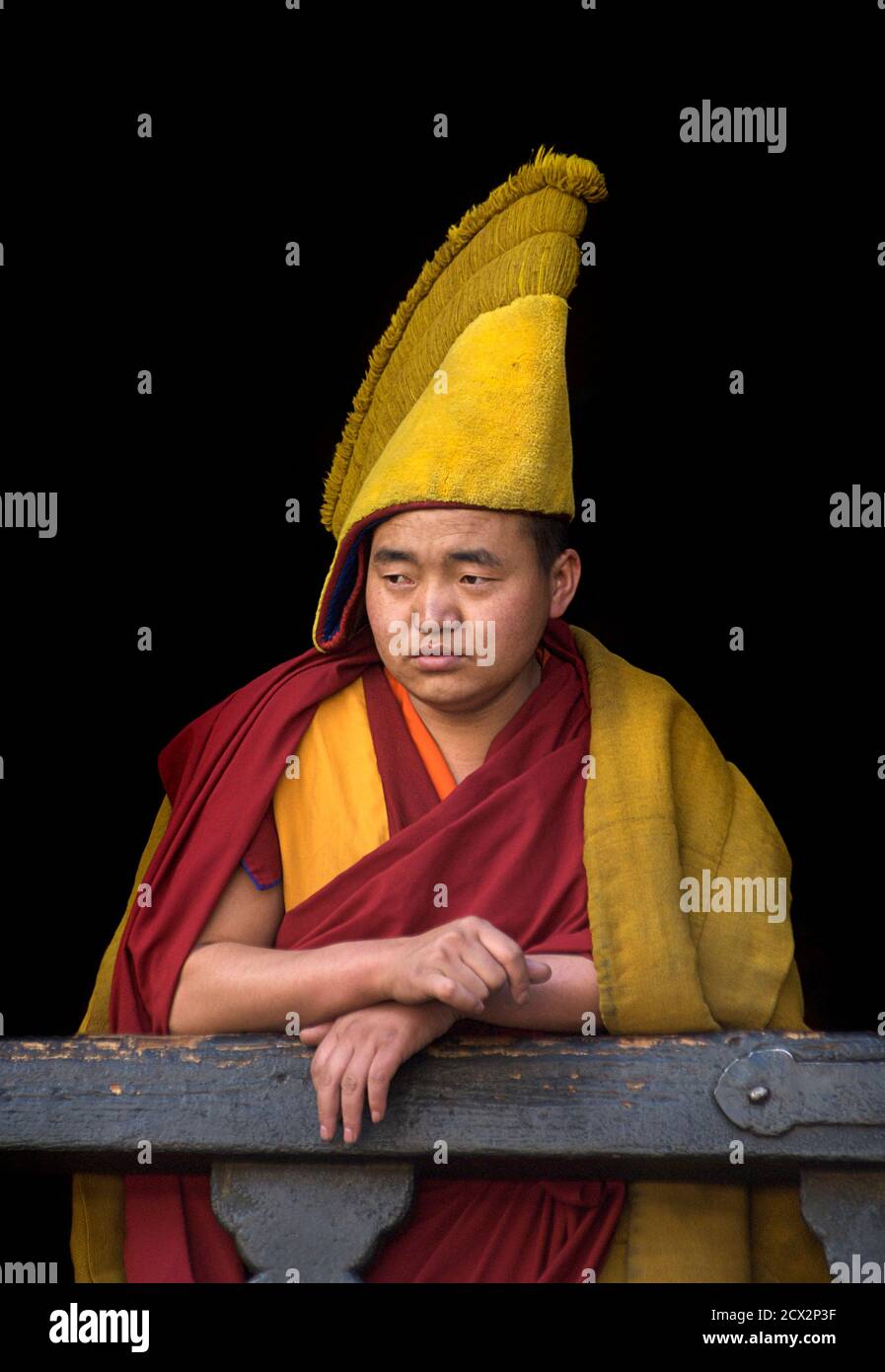 Tibetan monk cutout hi-res stock photography and images - Alamy