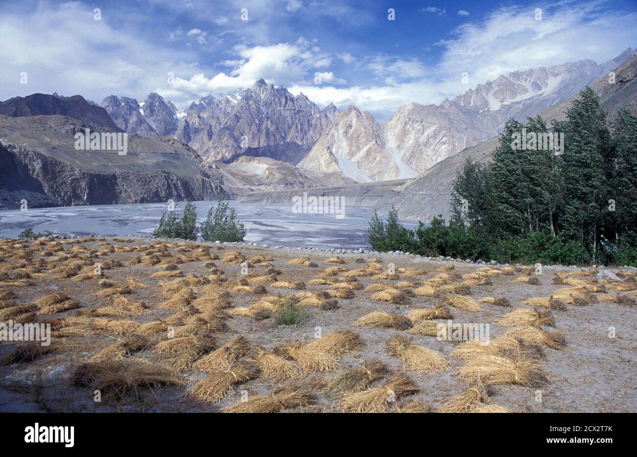 Beautifully sited Zarabad village in Gojal, Upper Hunza. A short walk ...