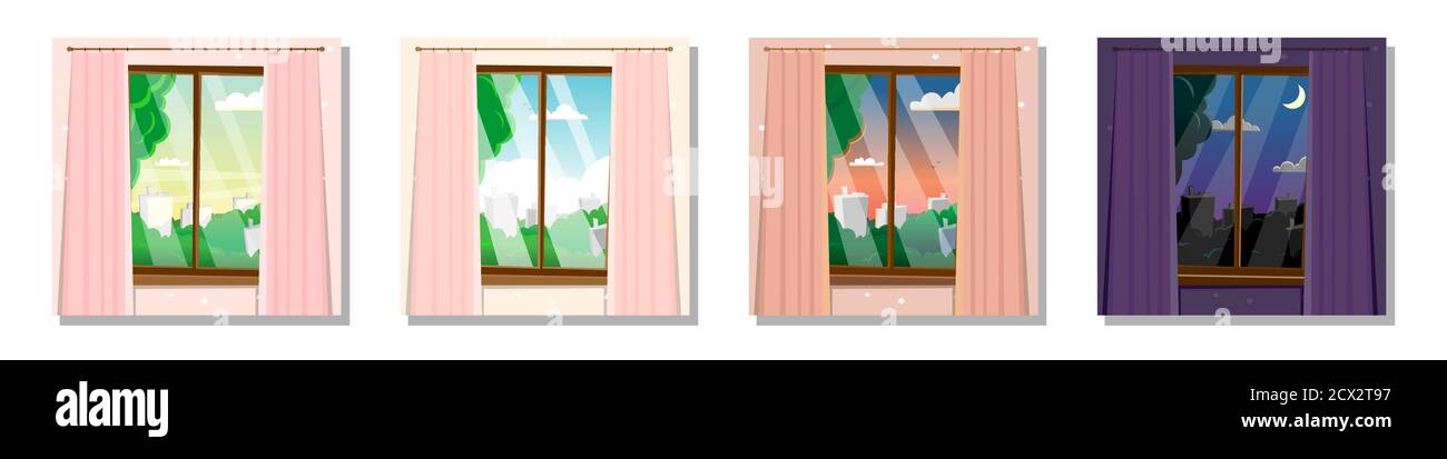 Daybreak view Stock Vector Images - Alamy
