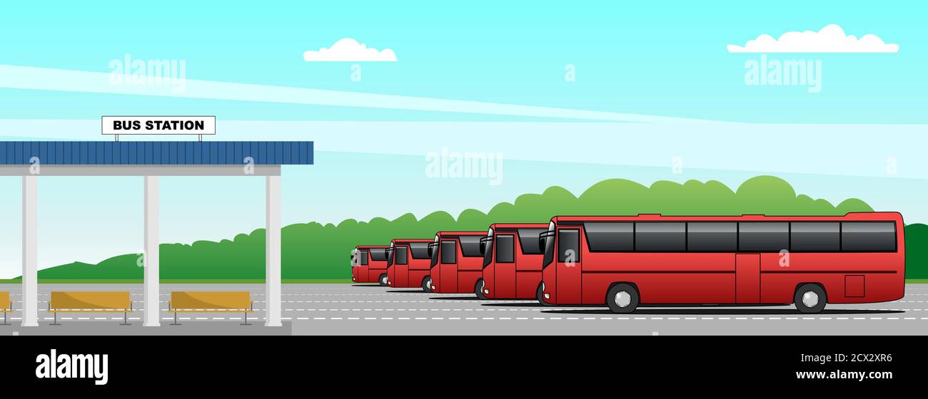 Intercity bus passenger Stock Vector Images - Alamy