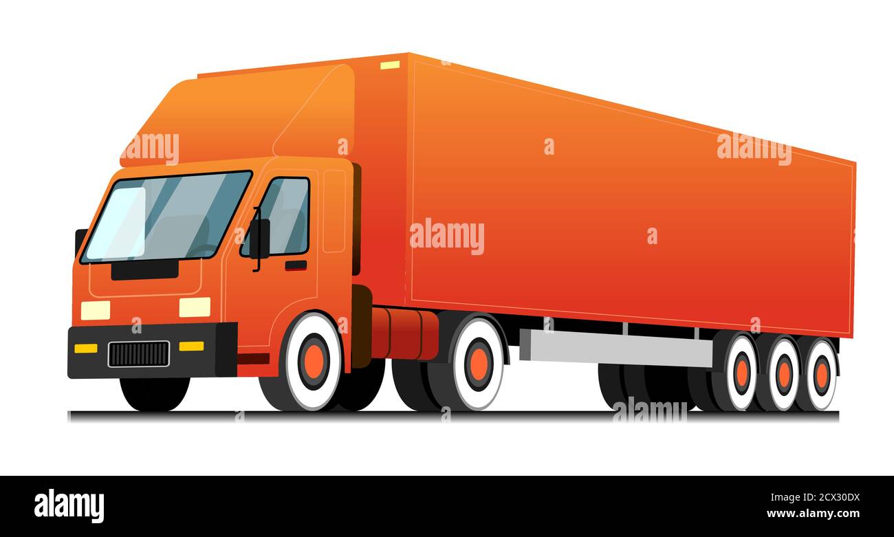 Logistics Truck Vector