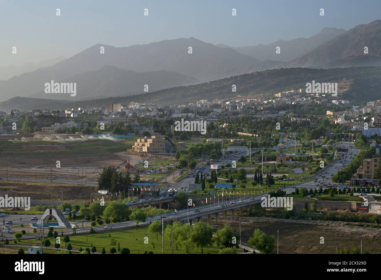 Yasuj city, Zagros mountains, Central Iran Stock Photo - Alamy
