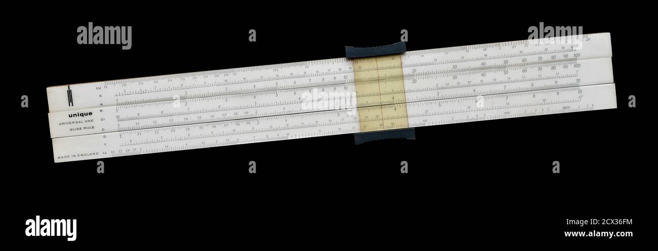 Universal one slide rule hi-res stock photography and images - Alamy
