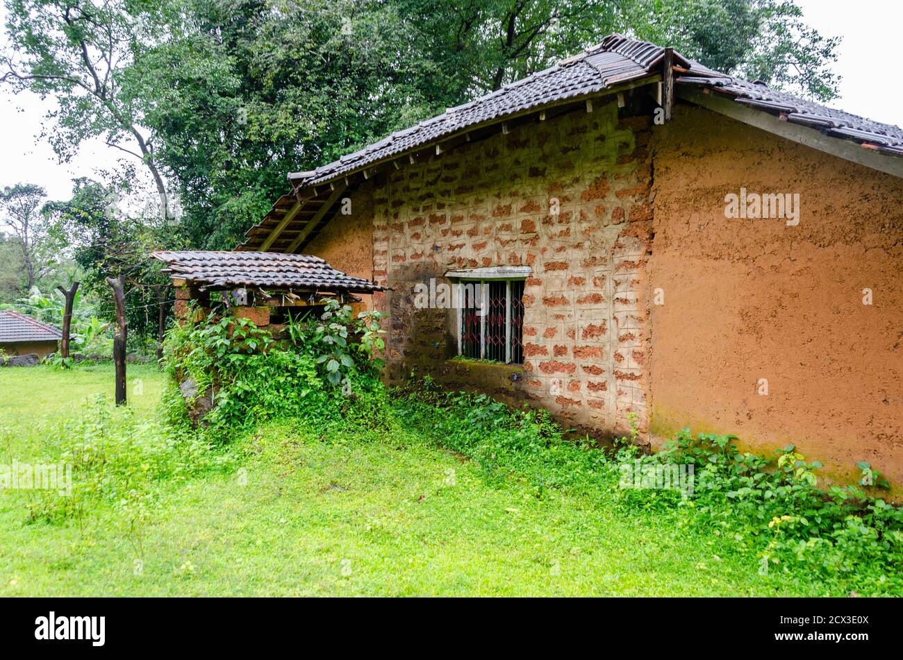 Mountain top settlement used by Velip and Kunbi tribal villagers living ...