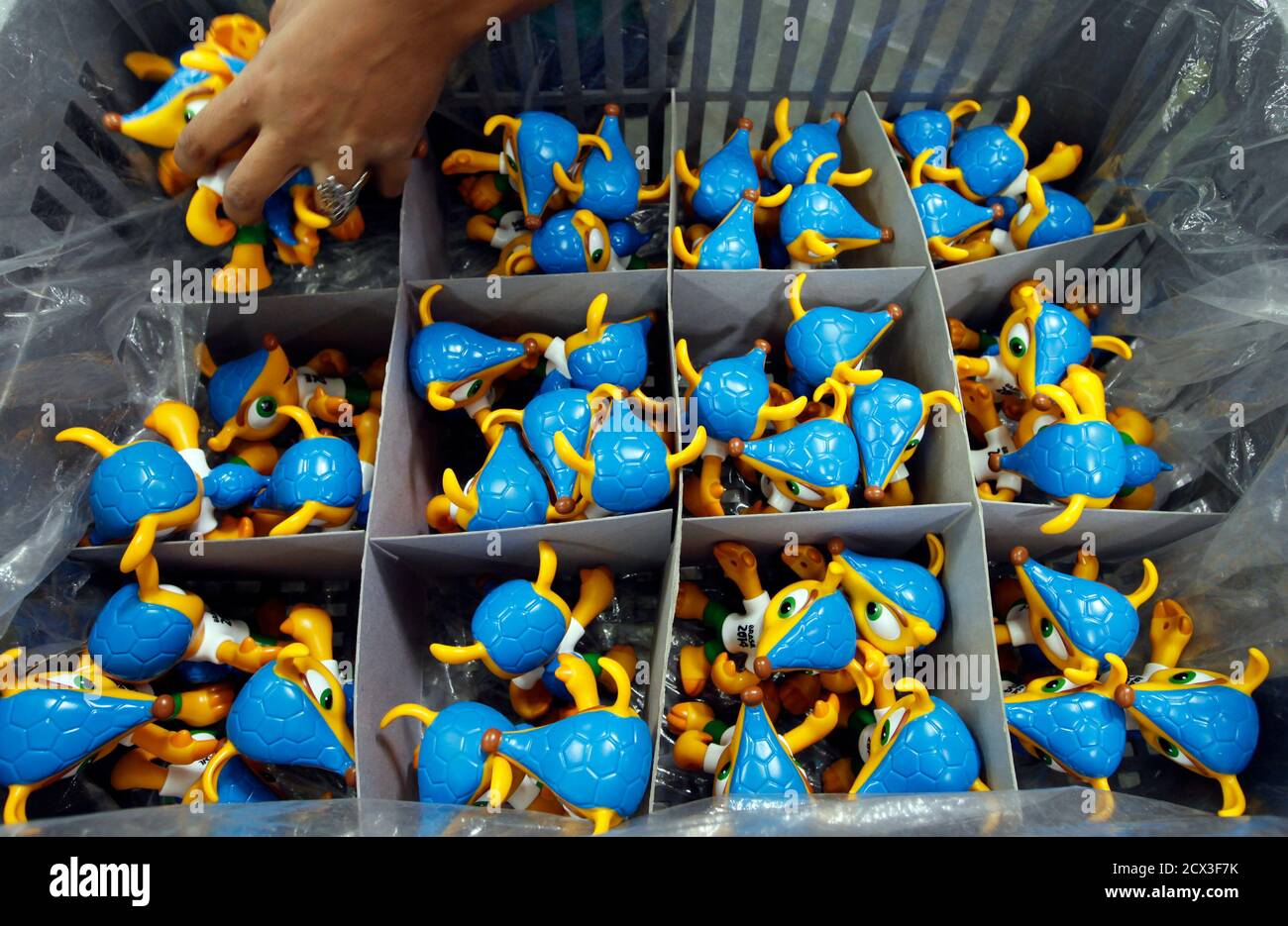 Fifa world cup brazil mascot hi-res stock photography and images - Alamy