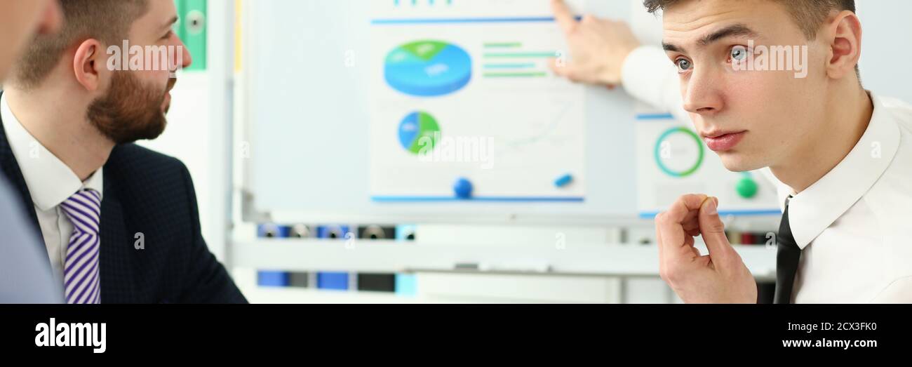 Smart man in office Stock Photo - Alamy