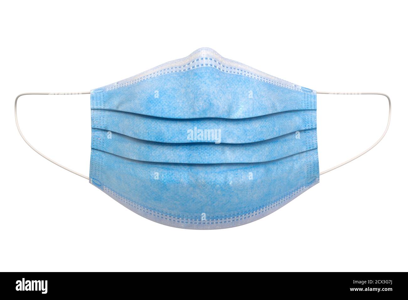 Medical mask or surgical face mask. Front view, high resolution. 3D ...