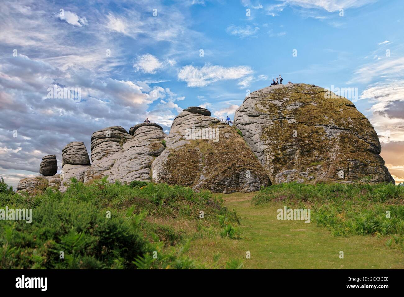 Haytor in Dartmoor Stock Photo - Alamy