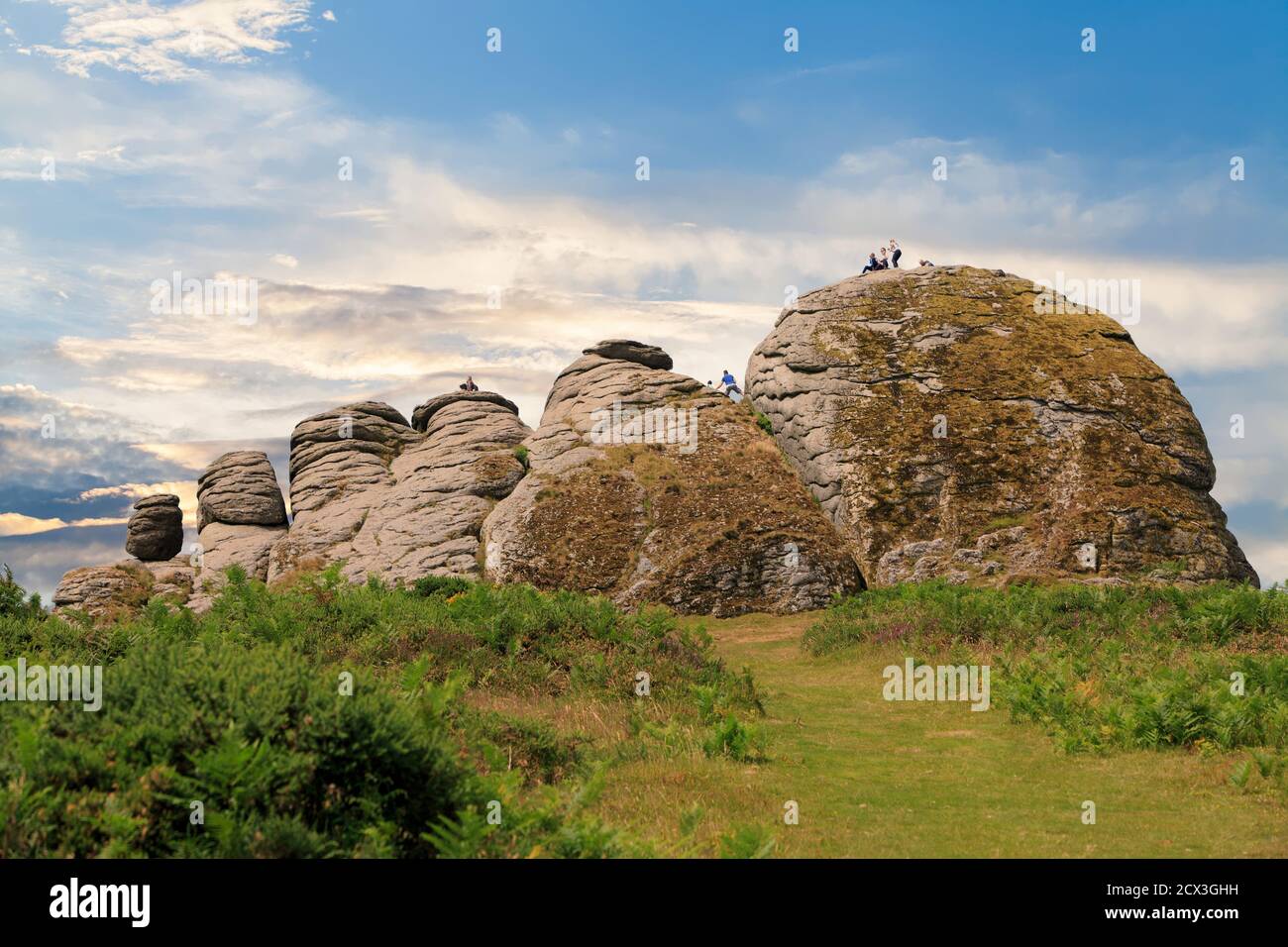 Haytor in Dartmoor Stock Photo - Alamy