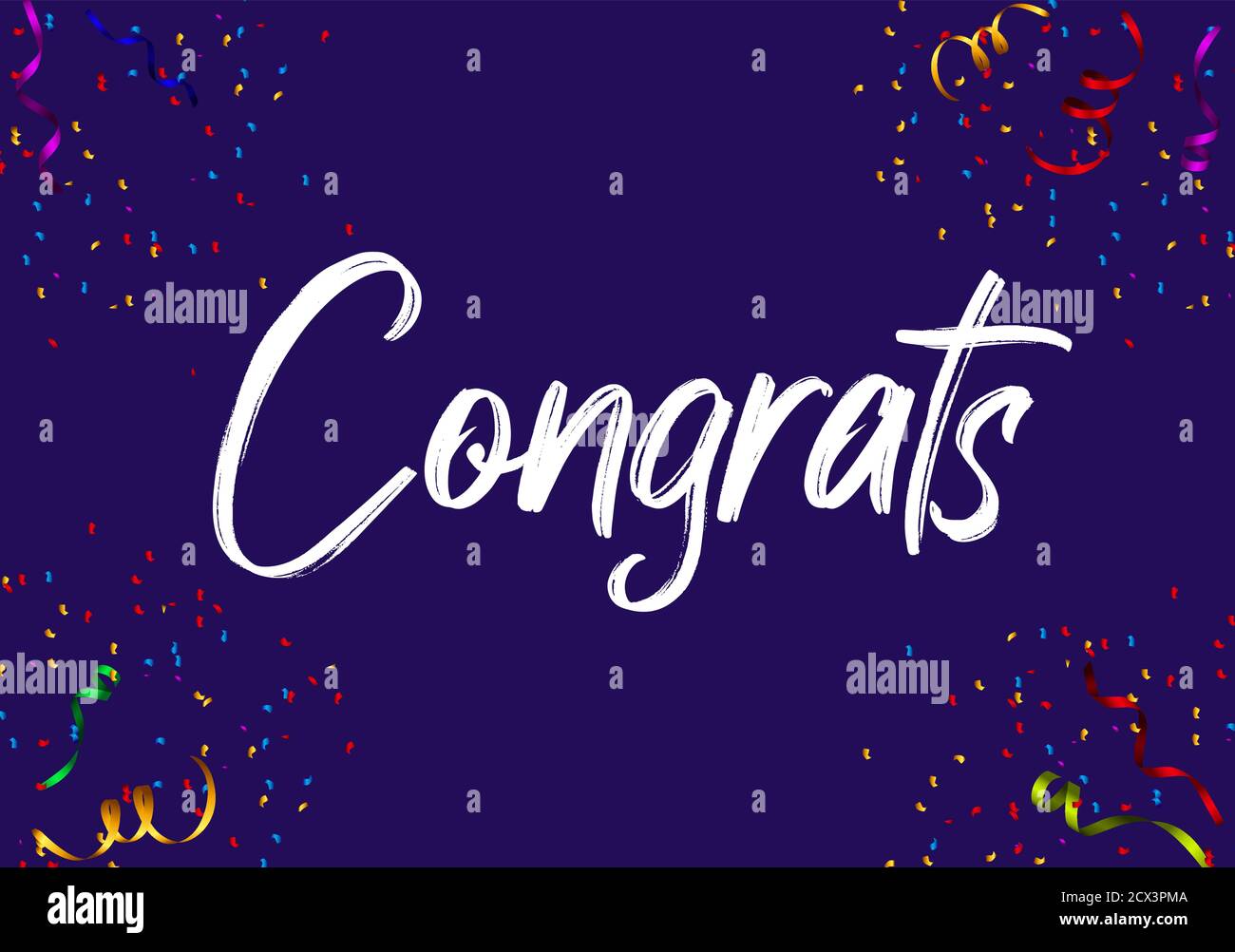 Congratulations abstract design template background. Vector ...