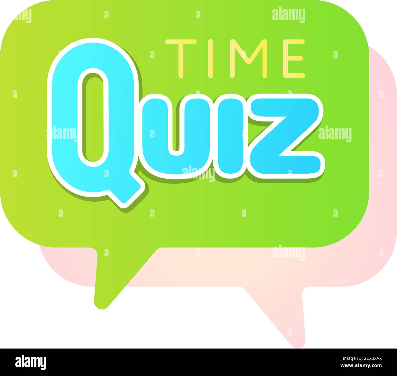 Template of quiz. Social media elements stories stickers, web, app, ui ...