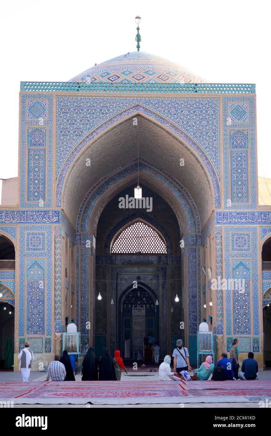 Jameh Masjid. Friday Mosque, Yazd, Iran Stock Photo - Alamy