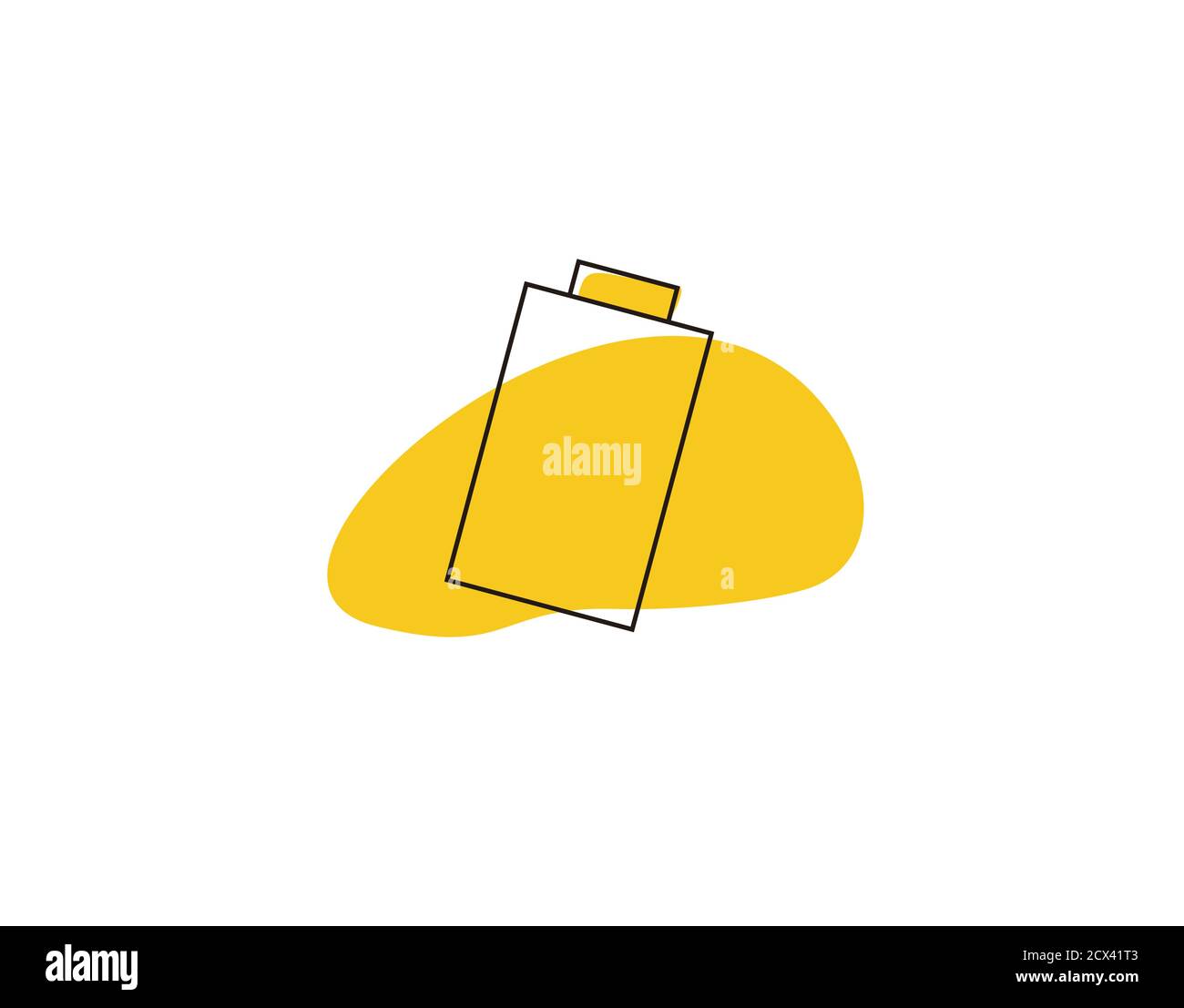 battery Flat Icon on white background in vector illustration Stock ...