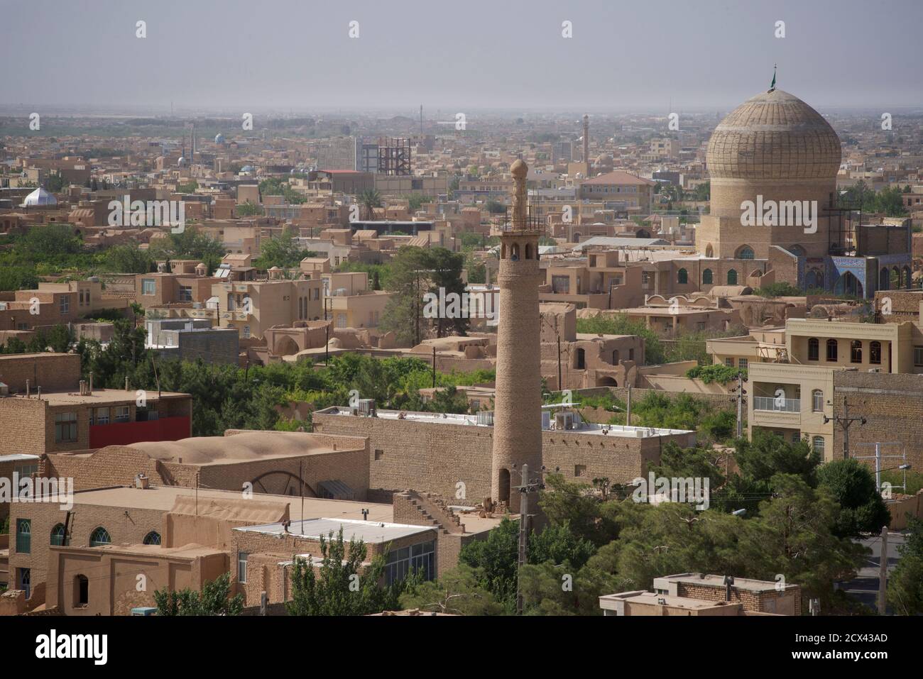 View of Meybod from Narin Castle, Meybod, Iran Stock Photo - Alamy
