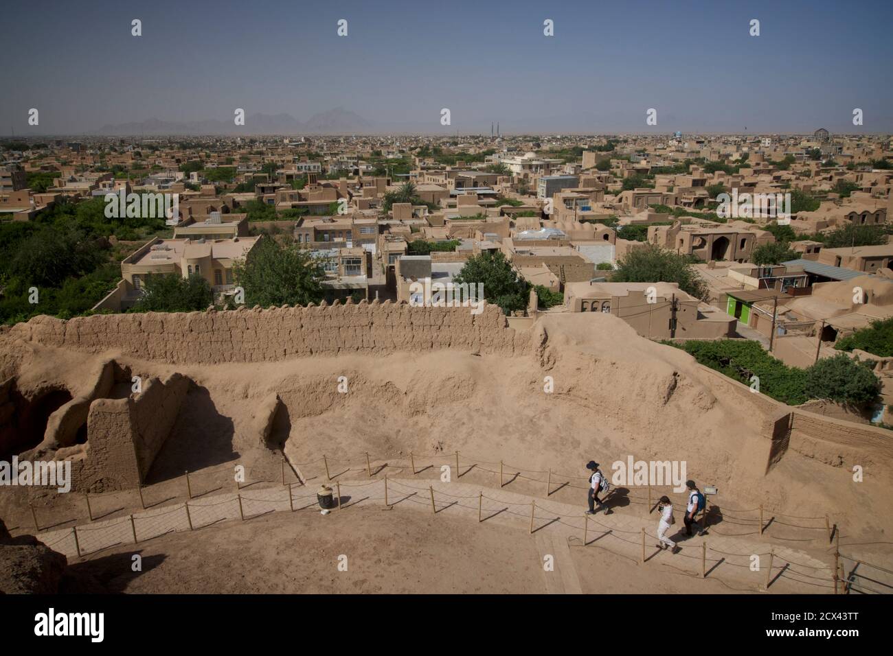 View of Meybod from Narin Castle, Meybod, Iran Stock Photo - Alamy