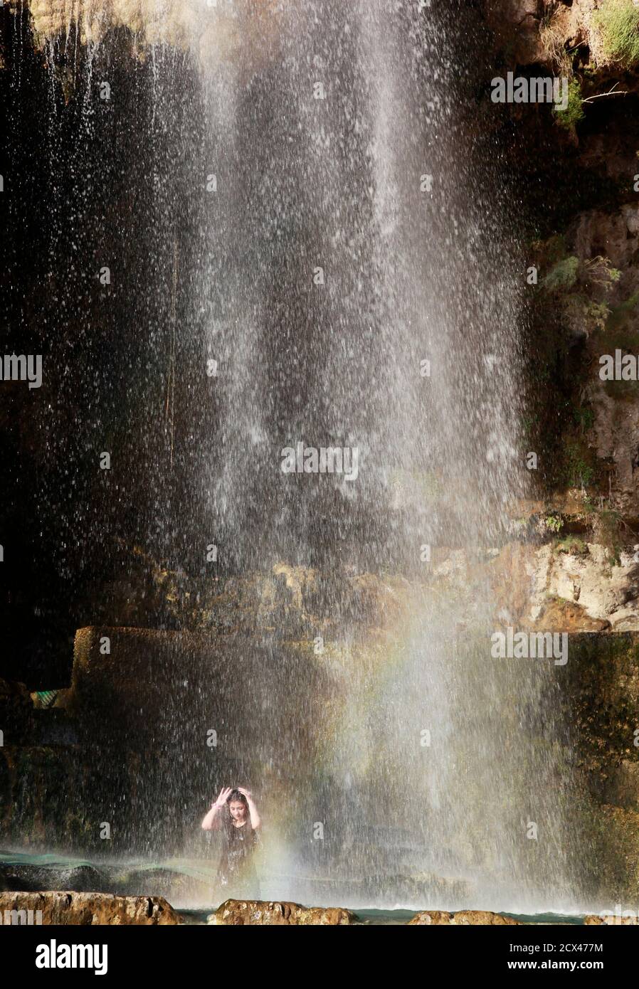 Main hot springs jordan hi-res stock photography and images - Alamy