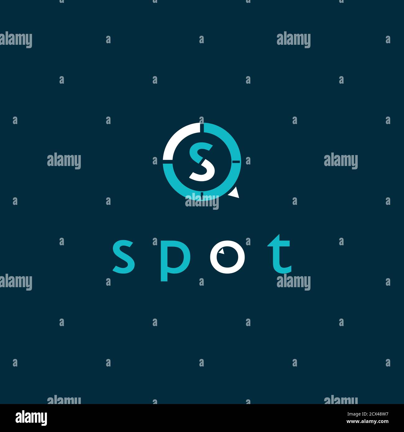 Spot vector logo. Spot icon. GPS vector sign Stock Vector Image & Art ...