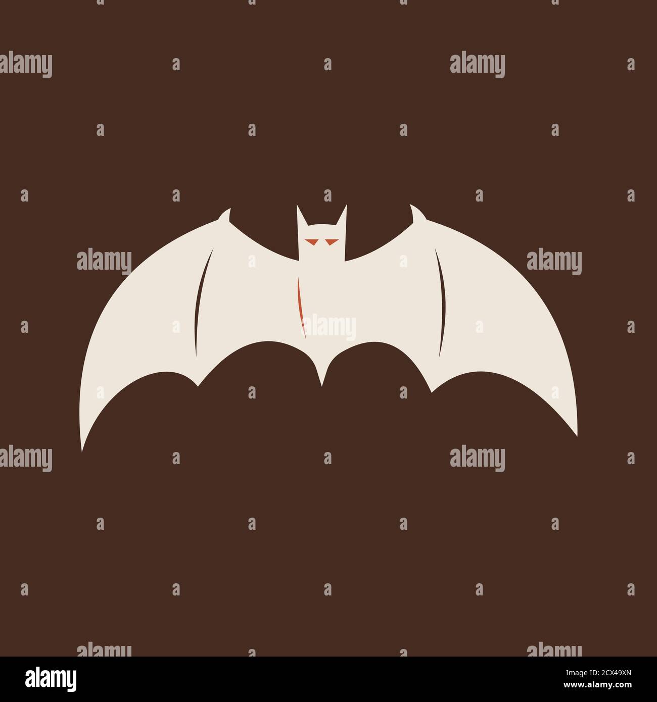 White Cartoon halloween bat icon. Smiley and evil emotions Stock Vector ...