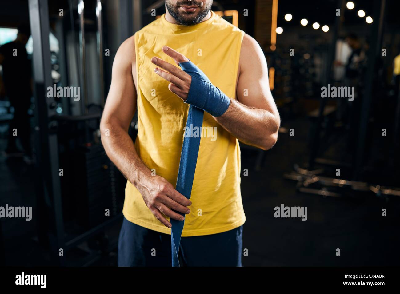 Bandage wrapping around hand hi-res stock photography and images - Alamy