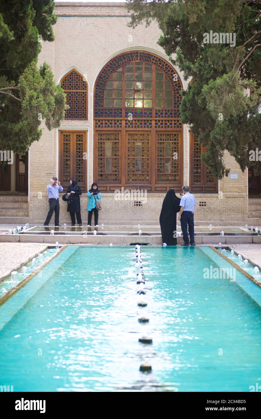 Fin Garden, or Bagh-e Fin, located in Kashan, Iran, is a historical ...