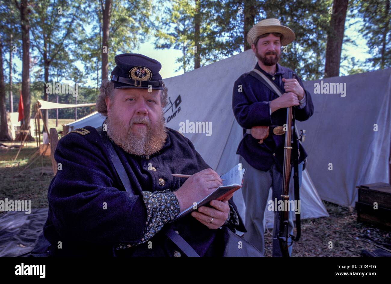 USA, Southern, Dixie, Georgia, Rome, Civil War re-enactment Stock Photo ...