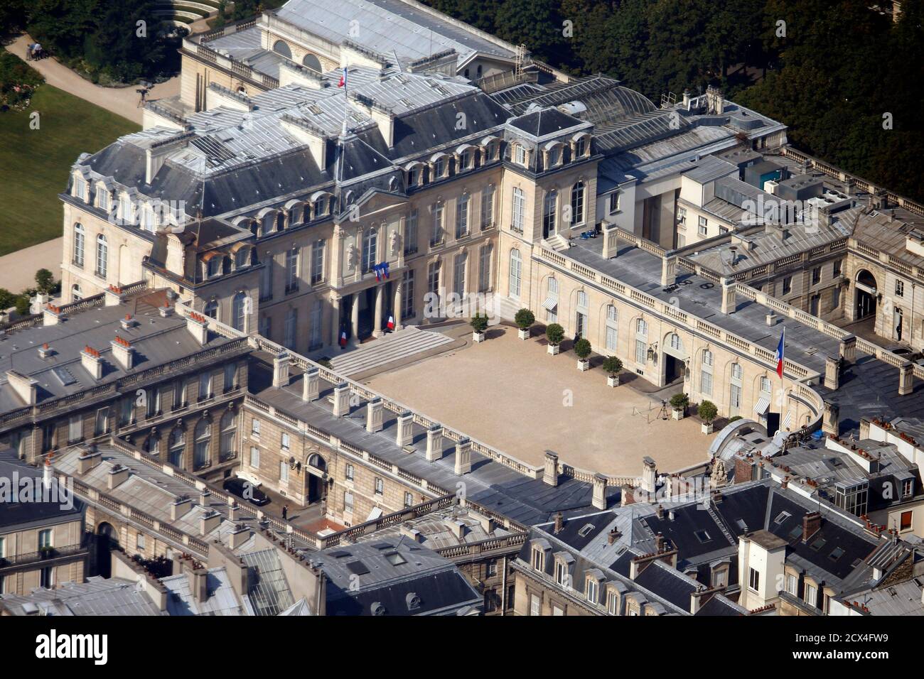 Elysee palace aerial hi-res stock photography and images - Alamy