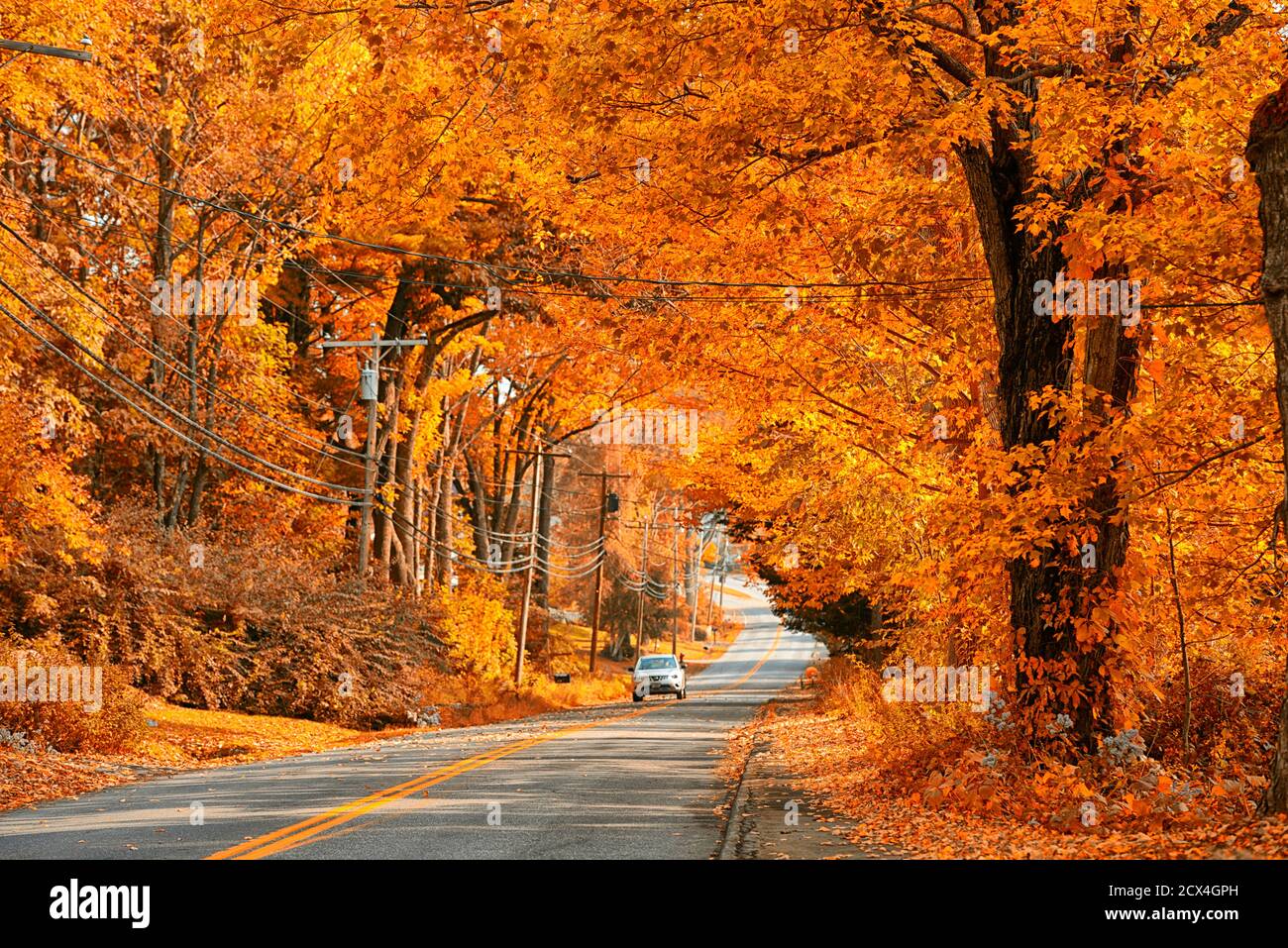 Round Pond,Lincoln Countyy, Maine, New England, East Coast, USA Stock ...