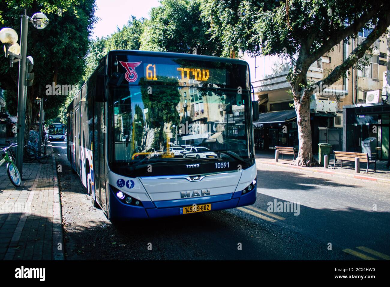 Tel Aviv Israel September 29, 2020 View of an traditional Israeli ...
