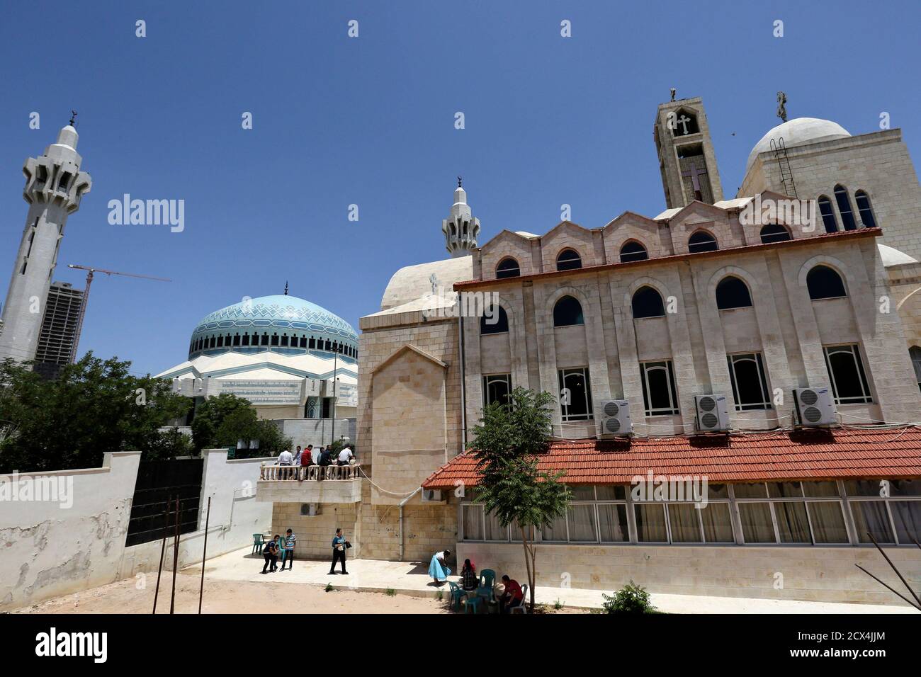 King Abdullah Mosque Church Amman High Resolution Stock Photography and ...