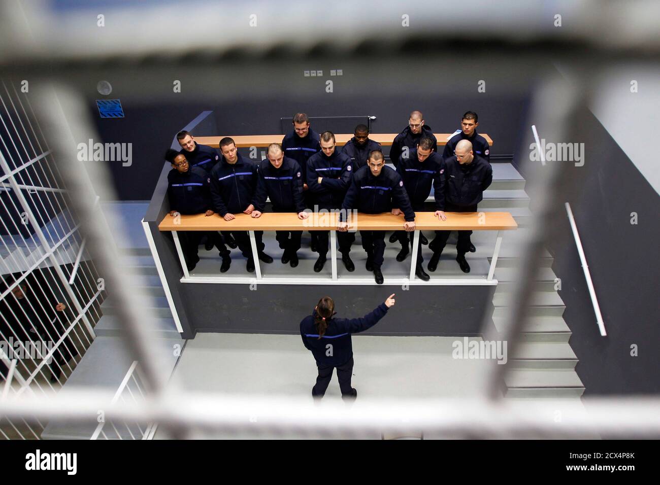 France prison training hi-res stock photography and images - Alamy