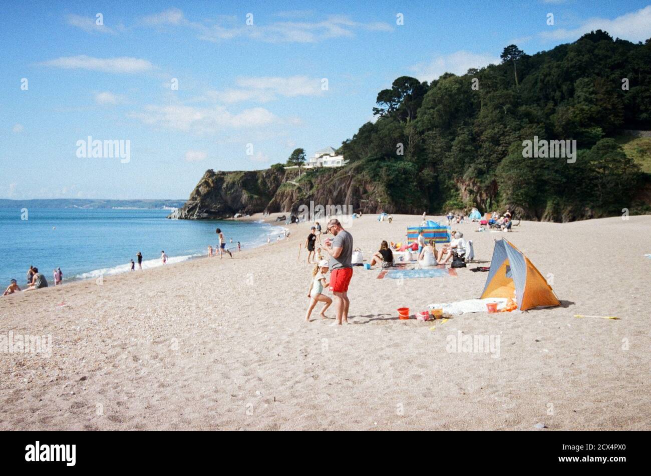 Blackpool sands beach, Dartmouth , Devon, England, United Kingdom Stock ...