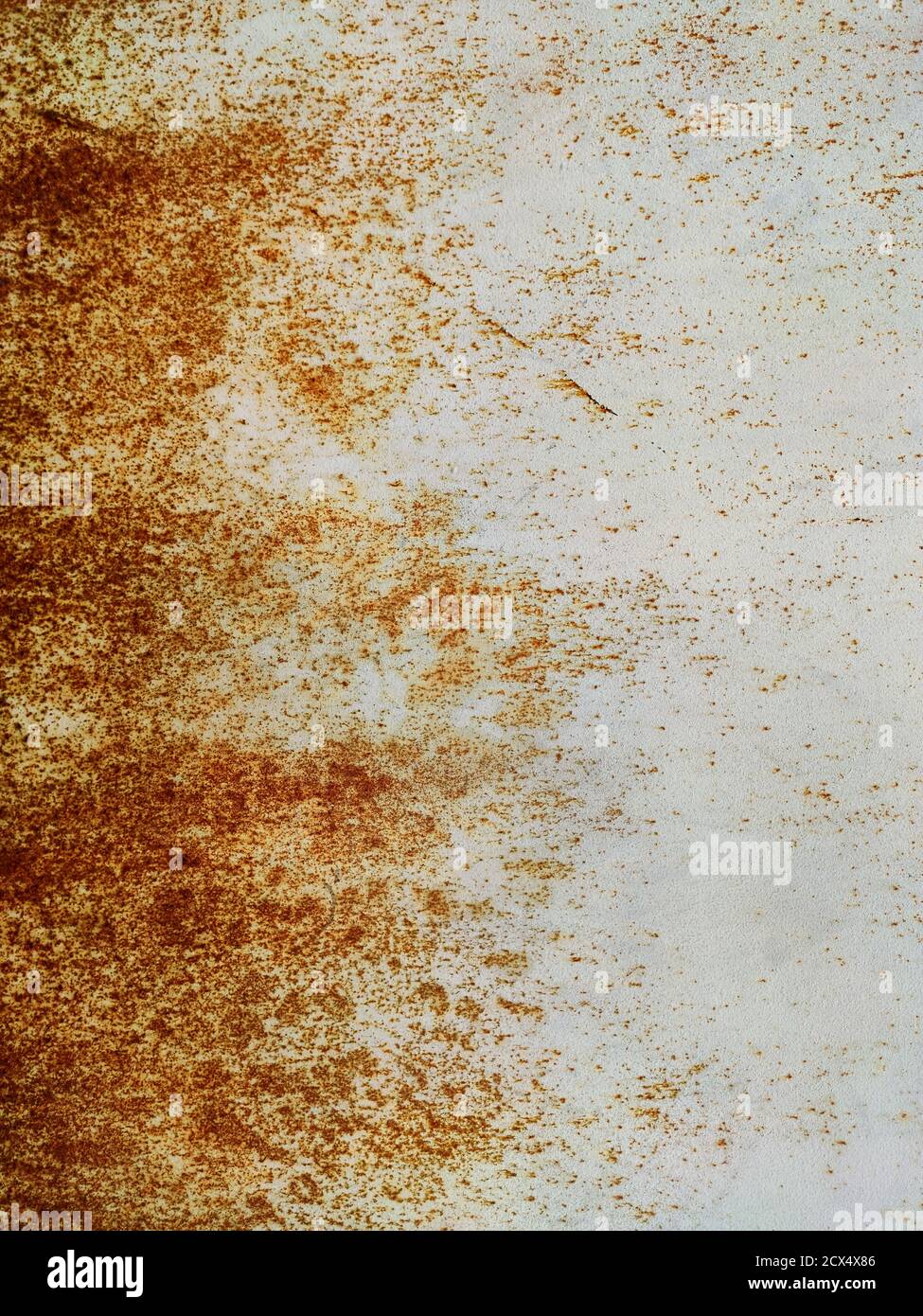 Corroded metal background. Rusted painted metal wall. Rusty metal ...