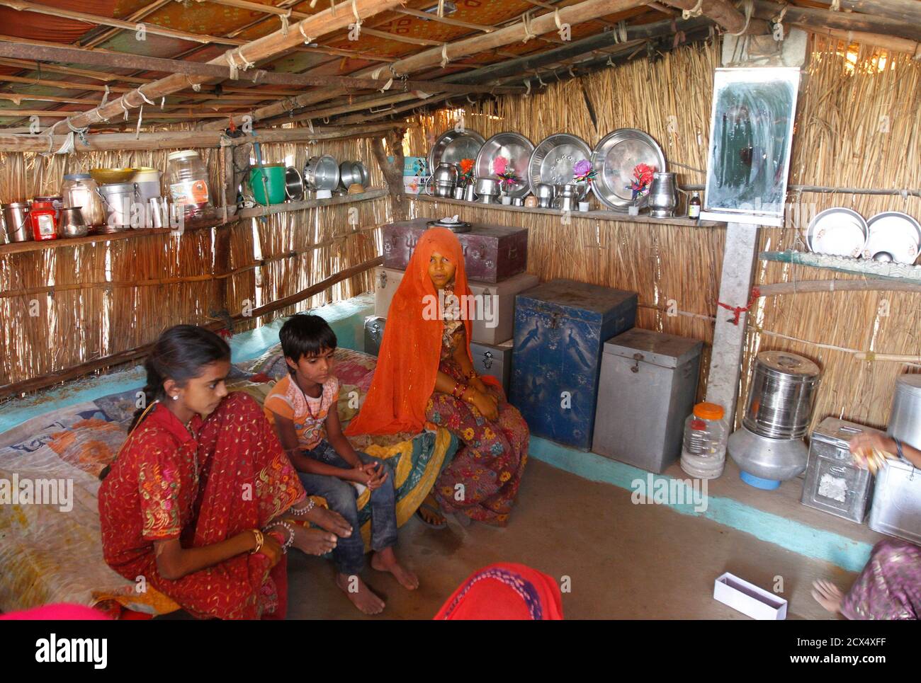 Indian poor house inside hi-res stock photography and images - Alamy