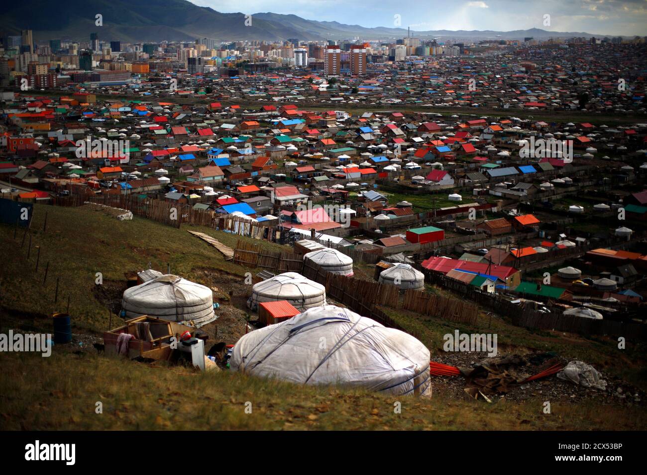Ulan bator city yurt hi-res stock photography and images - Alamy